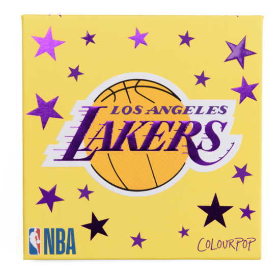 ColourPop x NBA Los Angeles Lakers Eyeshadow Palette Review & Swatches