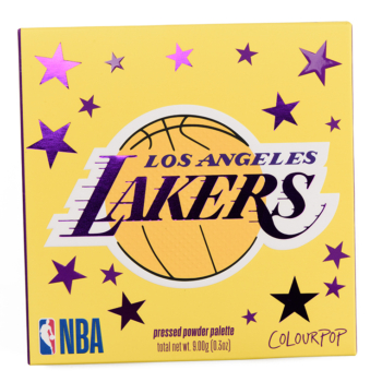 ColourPop x NBA Los Angeles Lakers Eyeshadow Palette Review & Swatches