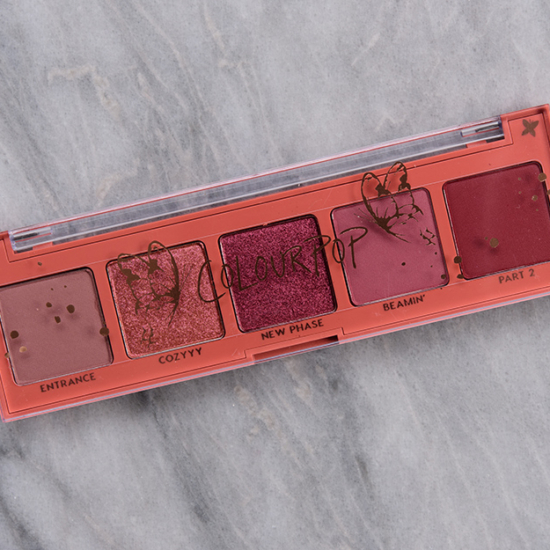 ColourPop Over the Cocoon 5-Pan Pressed Powder Palette Review & Swatches