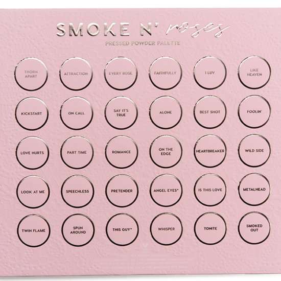 ColourPop Smoke 'n' Roses Eyeshadow Palette Review & Swatches