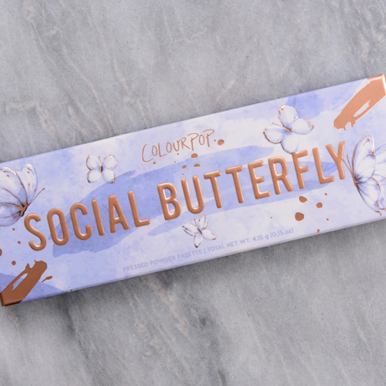 ColourPop Social Butterfly Palette Review & Swatches