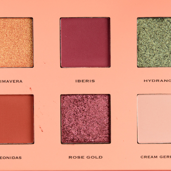Coloured Raine Botanical Eyeshadow Palette Review & Swatches