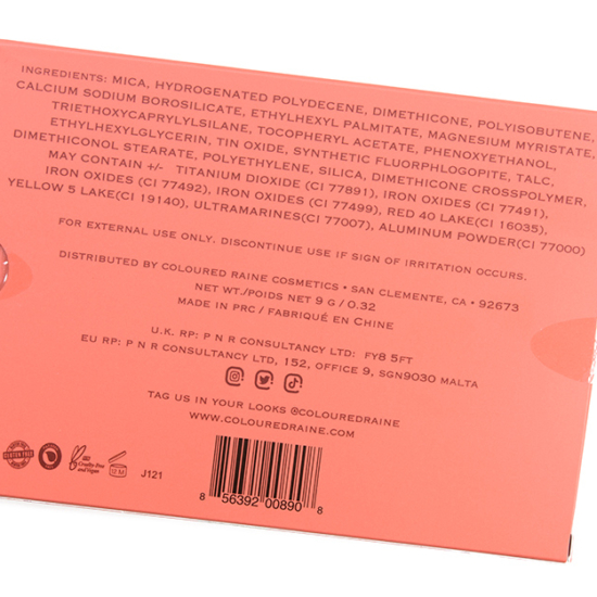 Coloured Raine Botanical Eyeshadow Palette Review & Swatches