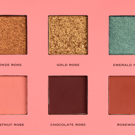 Coloured Raine Rose Garden Pressed Pigment Palette Review & Swatches