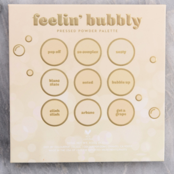 ColourPop Feelin' Bubbly Eyeshadow Palette Review & Swatches