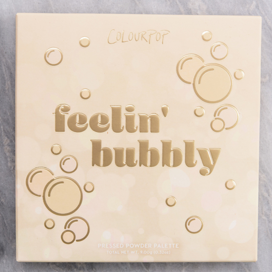 ColourPop Feelin' Bubbly Eyeshadow Palette Review & Swatches
