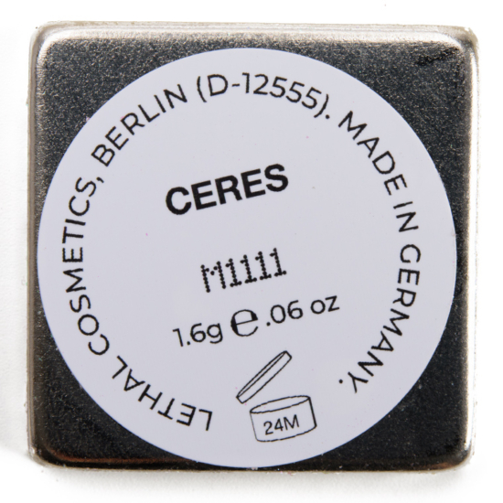 Lethal Cosmetics Ceres Pressed Multichrome Shadow Review & Swatches