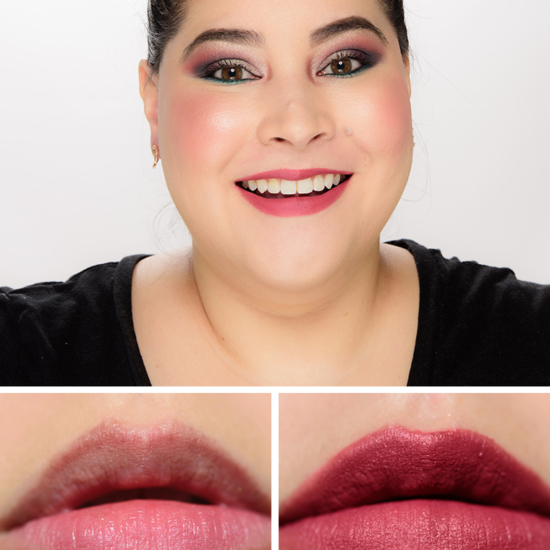 MAC Pink Roses Powder Kiss Liquid Lipcolour Review & Swatches