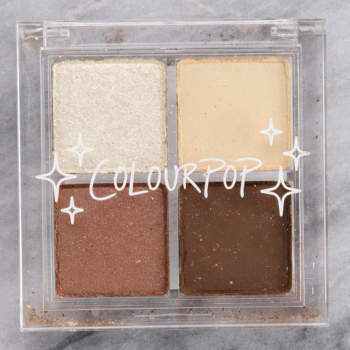 ColourPop Feelin' Coconutty Eyeshadow Quad Review & Swatches