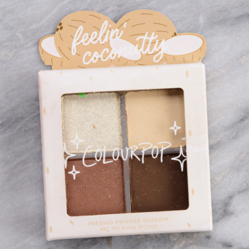 ColourPop Feelin' Coconutty Eyeshadow Quad Review & Swatches