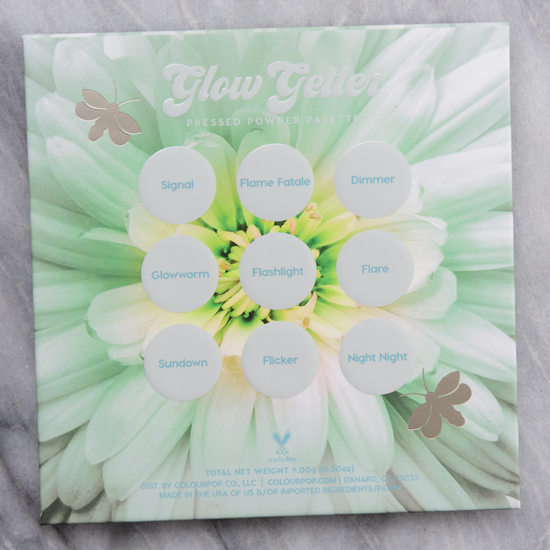 ColourPop Glow Getter 9-Pan Pressed Powder Palette Review & Swatches