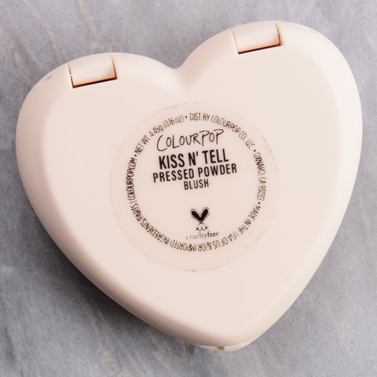 ColourPop Kiss n' Tell Pressed Powder Blush Review & Swatches