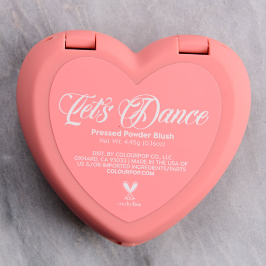ColourPop Let's Dance Pressed Powder Blush Review & Swatches