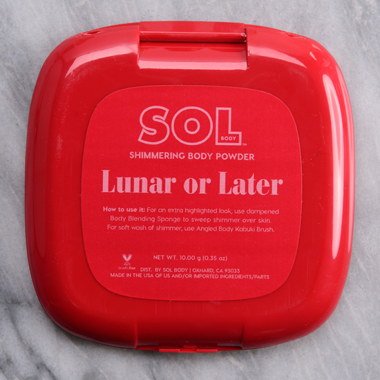 Sol Body Lunar or Later Shimmering Body Powder Review & Swatches