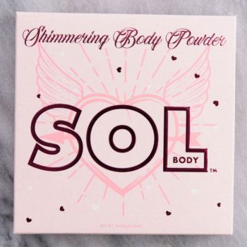 Sol Body Pretty Peach Shimmering Body Powder Review & Swatches