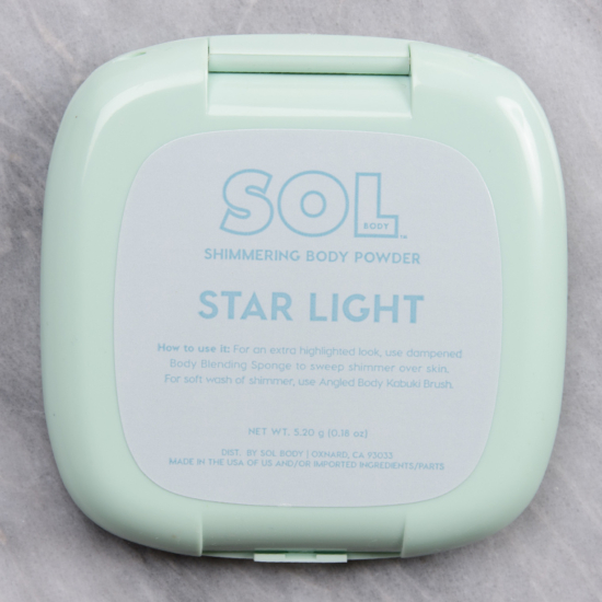 Sol Body Star Light Shimmering Body Powder Review & Swatches