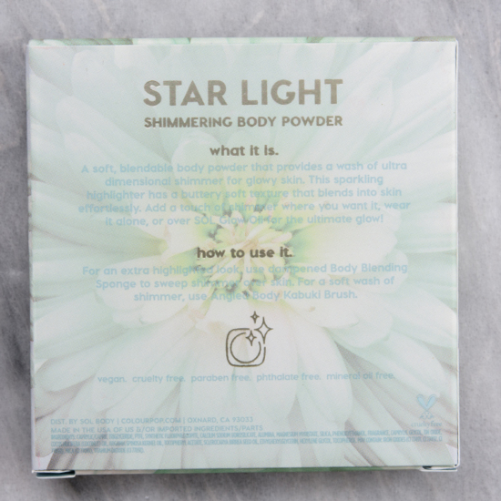 Sol Body Star Light Shimmering Body Powder Review & Swatches