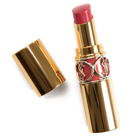 YSL Rose Dentelle (153) Rouge Volupte Shine Oil-in-Stick Review & Swatches