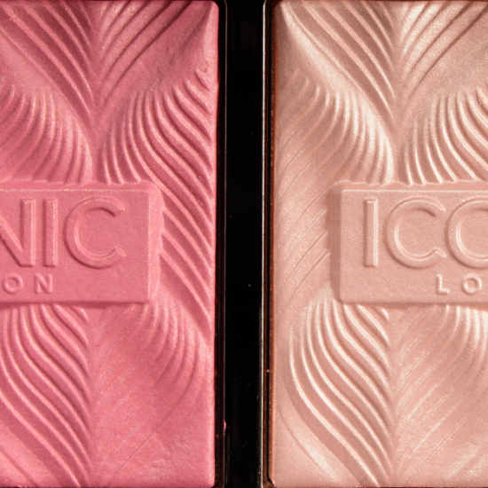 Iconic London Rosy Glow Blush & Highlight Duo Review & Swatches