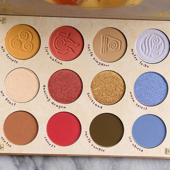 ColourPop Avatar: The Last Airbender Palette Review & Swatches