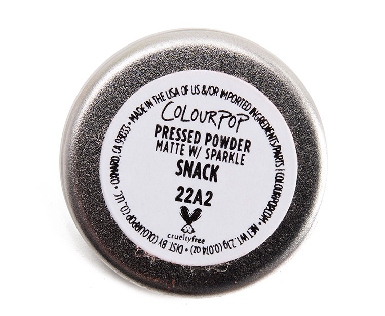 ColourPop Snack Pressed Powder Shadow Review & Swatches