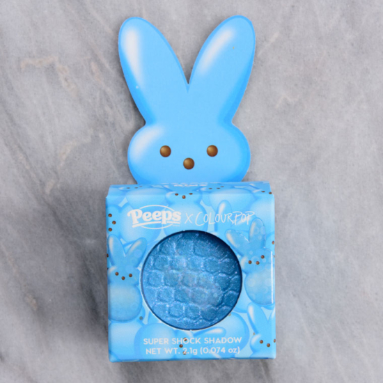 ColourPop Peeps Blue Super Shock Shadow Review & Swatches