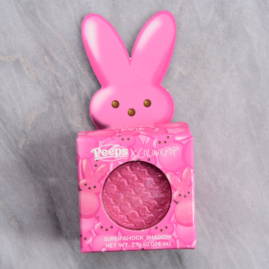 ColourPop Peeps Pink Super Shock Shadow Review & Swatches