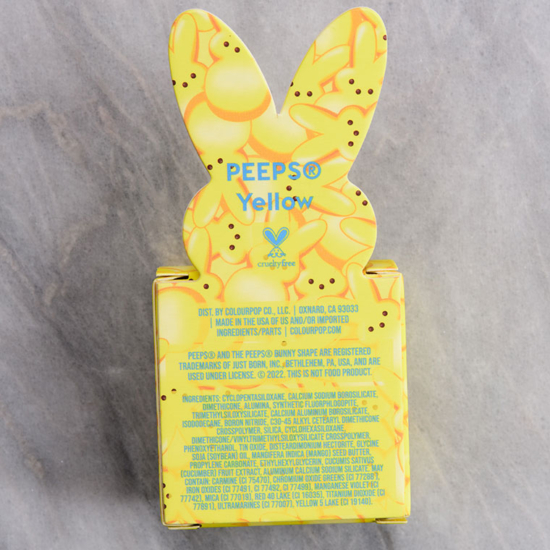 ColourPop Peeps Yellow Super Shock Shadow Review & Swatches