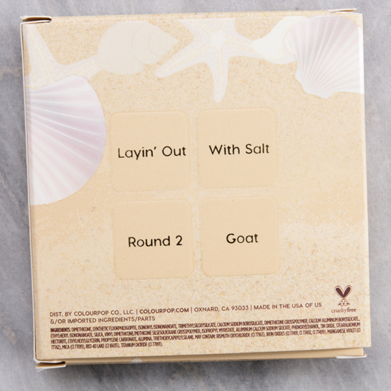 ColourPop Shell Yeah 4-Pan Cheek Palette Review & Swatches