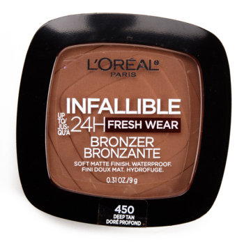 L'Oreal Deep Tan Infallible Bronzer Review & Swatches