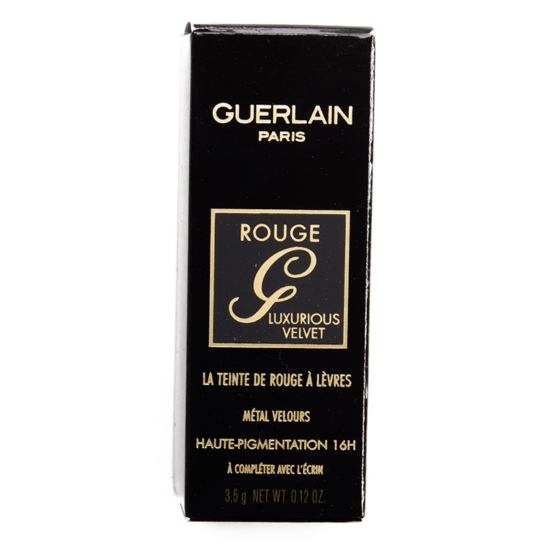 Guerlain Exotic Red (214) Rouge G Velvet Metallic Lipstick Review ...