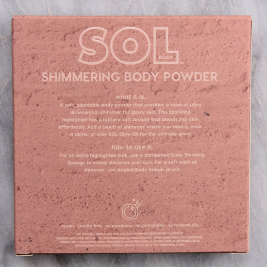 Sol Body Fire Up Shimmering Body Powder Review & Swatches