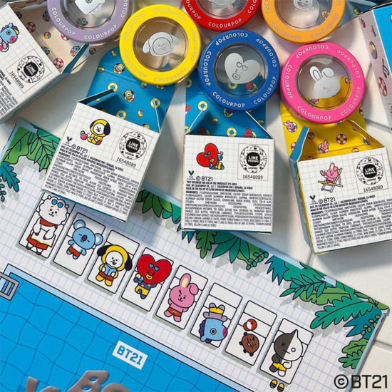 ColourPop x BT21 (by BTS) Collection Launches July 14th w/More Photos!