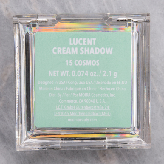 Moira Cosmos Lucent Cream Shadow Review & Swatches