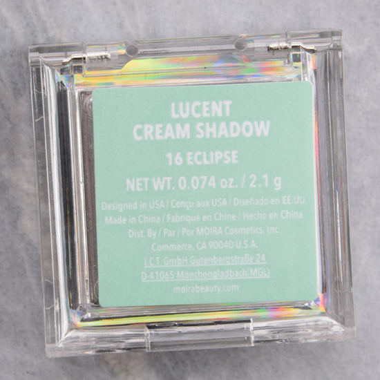 Moira Eclipse Lucent Cream Shadow Review & Swatches