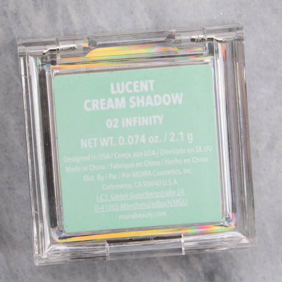 Moira Milky Way, Infinity, Comet, Venus Lucent Cream Shadow Reviews & Swatches