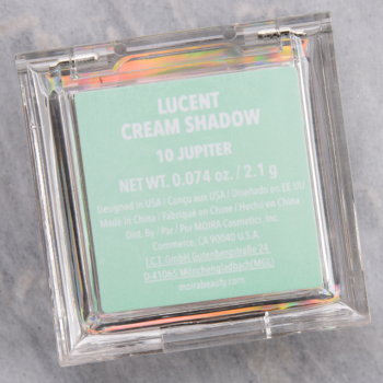 Moira Jupiter Lucent Cream Shadow Review & Swatches