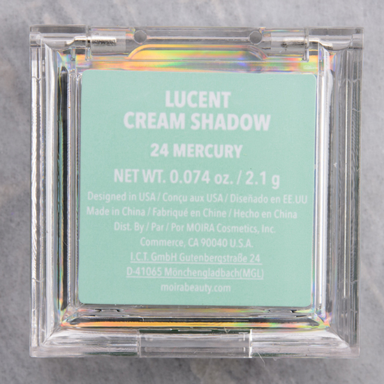 Moira Stella, Aurora, Mercury, Starlight Lucent Cream Shadow Reviews & Swatches