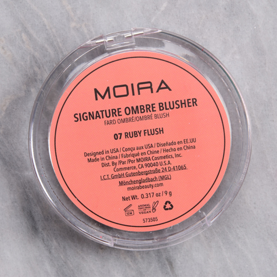 Moira Ruby Flush Signature Ombre Blush Review & Swatches