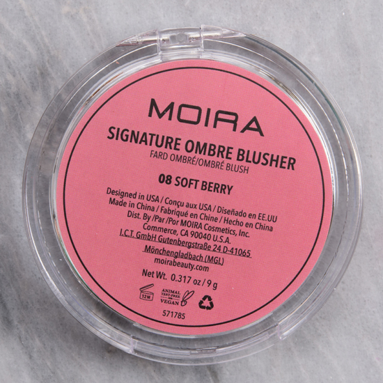 Moira Soft Berry Signature Ombre Blush Review & Swatches