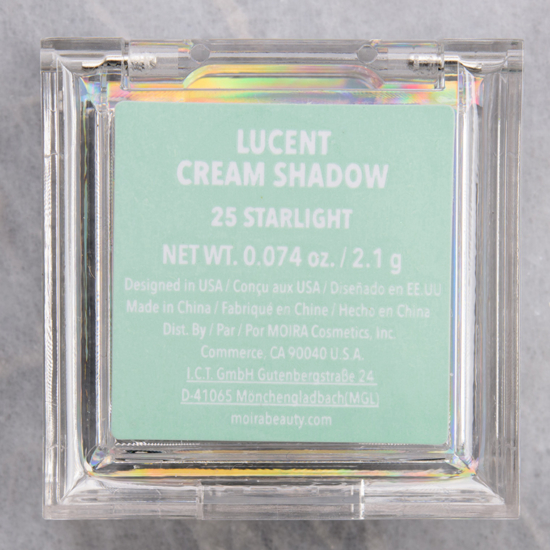 Moira Stella, Aurora, Mercury, Starlight Lucent Cream Shadow Reviews & Swatches