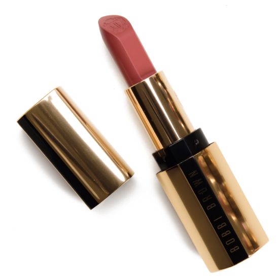Bobbi Brown Pink Buff Luxe Lipstick Review & Swatches