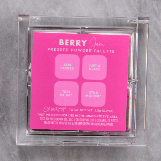 ColourPop Berry Jam Eyeshadow Quad Review & Swatches