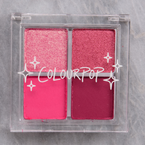 ColourPop Berry Jam Eyeshadow Quad Review & Swatches