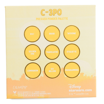 ColourPop C-3PO Eyeshadow Palette Review & Swatches