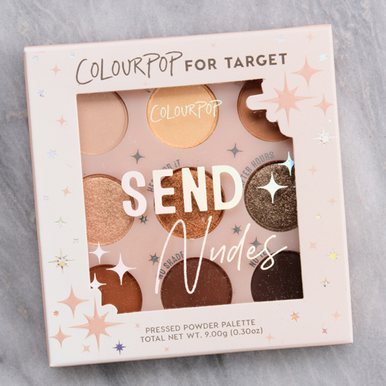 ColourPop Send Nudes Eyeshadow Palette Review & Swatches