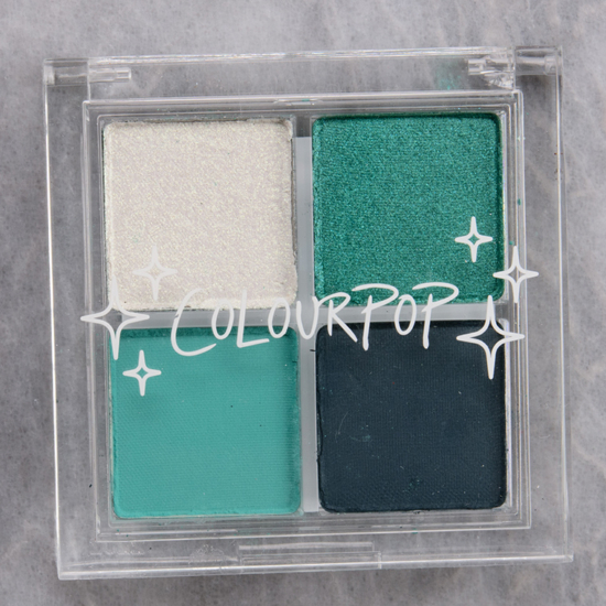 ColourPop Tidal Wave Eyeshadow Quad Review & Swatches