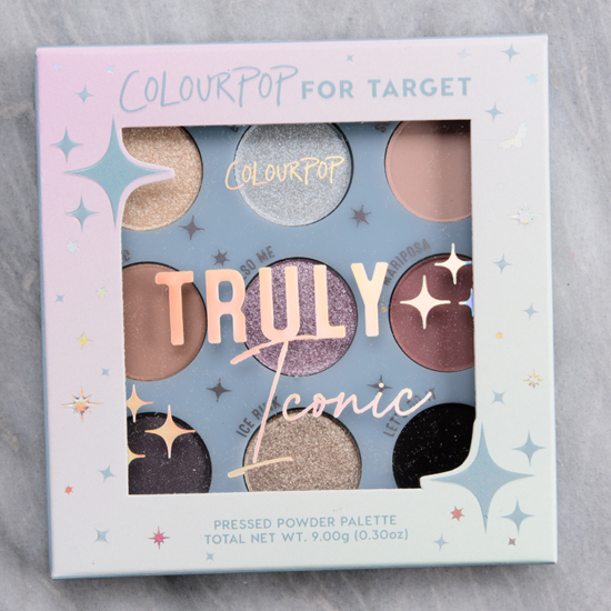 ColourPop Truly Iconic Eyeshadow Palette Review & Swatches
