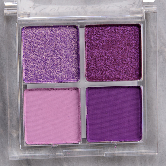 ColourPop Violet It Be Eyeshadow Quad Review & Swatches