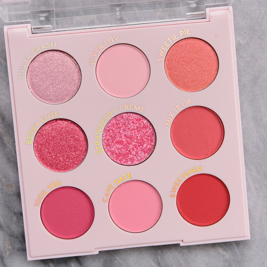 ColourPop Pink Drink 9-Pan Pressed Powder Palette Review & Swatches